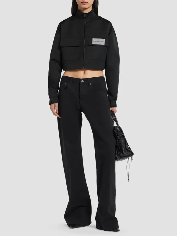 Balenciaga Cropped Tracksuit Jacket