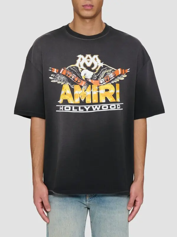 Amiri Eagle Vintage Skate Cotton Crewneck T-shirt