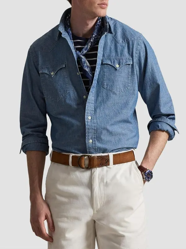 Polo Ralph Lauren Chambray Button-front Shirt