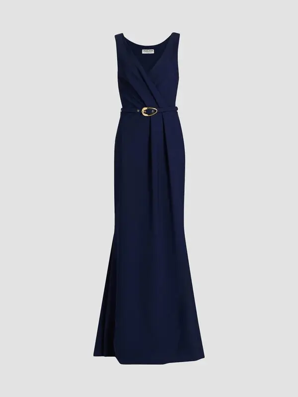 Chiara Boni La Petite Robe Heiha Surplice Belted Gown