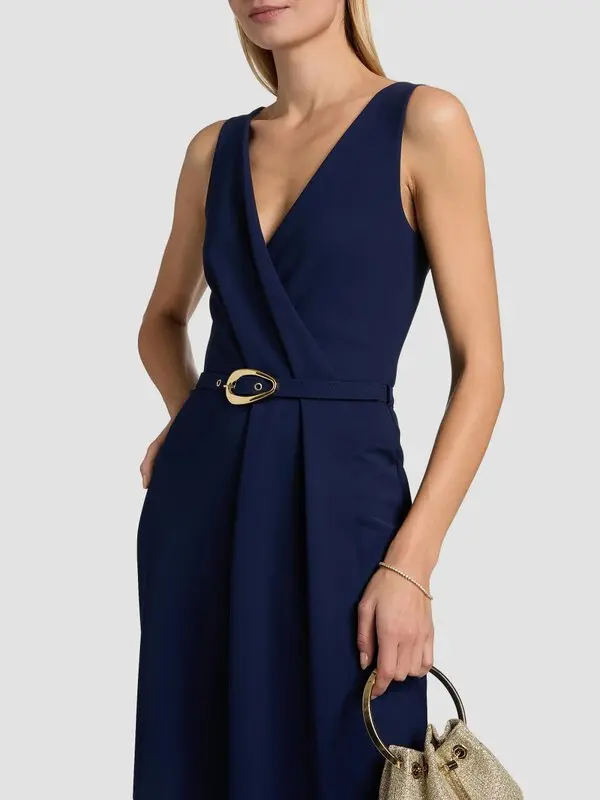 Chiara Boni La Petite Robe Heiha Surplice Belted Gown