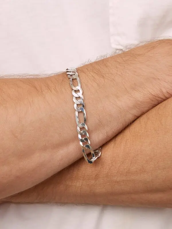 ORADINA Founders Figaro Bracelet In Sterling