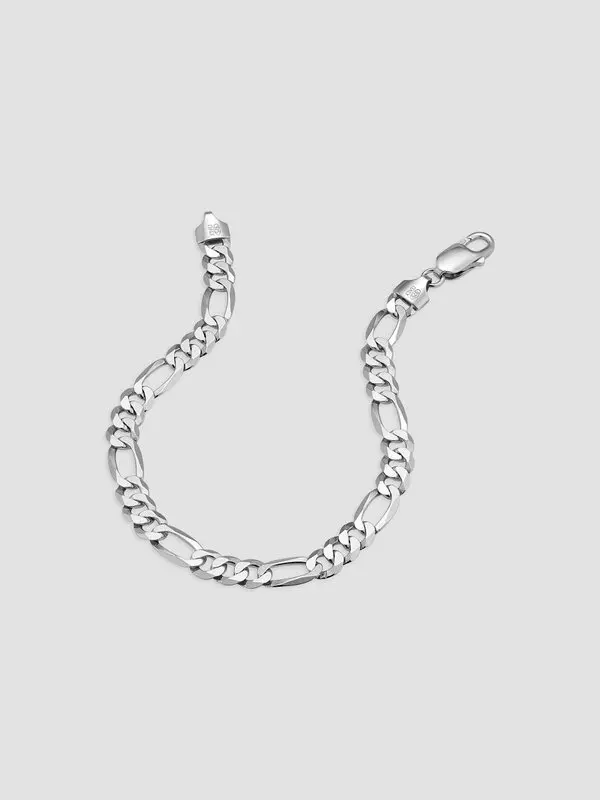 ORADINA Founders Figaro Bracelet In Sterling