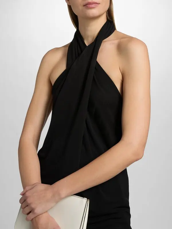 TOTEME Twisted Jersey Halter Top