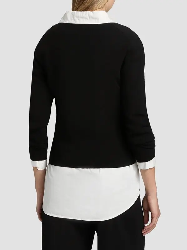 TOTEME Compact Knit V-neck Top
