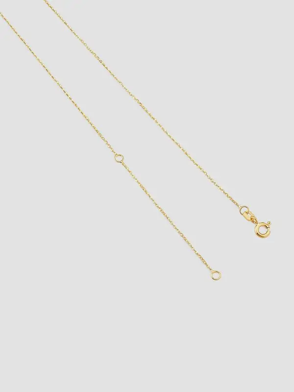 ORADINA 14k Yellow Shine Bright Chain Necklace