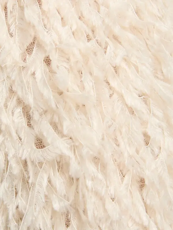 TOTEME Feathered Jersey Sleeveless Top