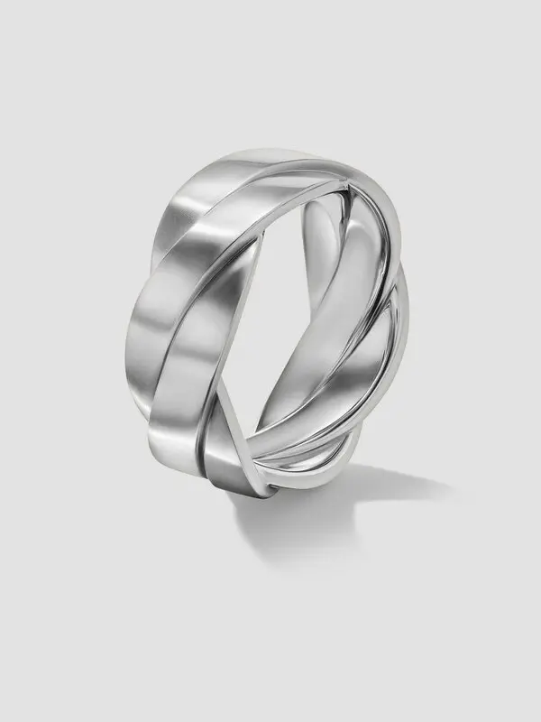 David Yurman Dy Helios Band Ring In Sterling 9mm