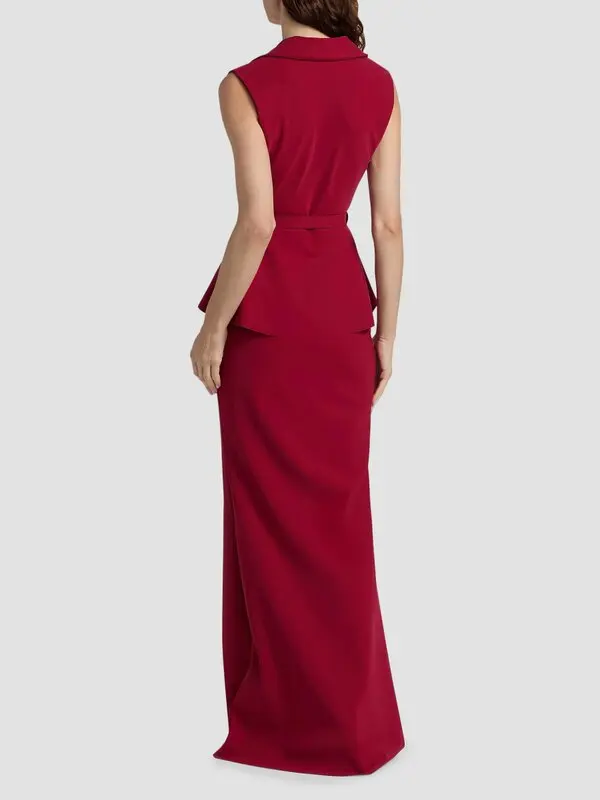 Chiara Boni La Petite Robe Thadira Jersey Sleeveless Gown