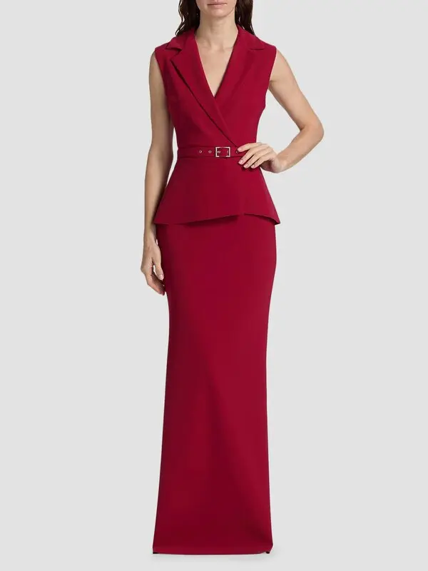 Chiara Boni La Petite Robe Thadira Jersey Sleeveless Gown