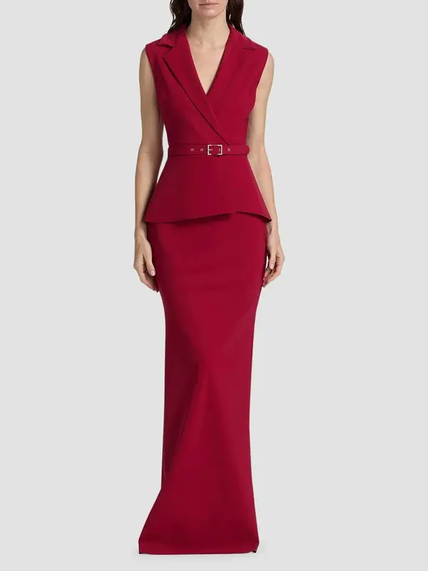 Chiara Boni La Petite Robe Thadira Jersey Sleeveless Gown