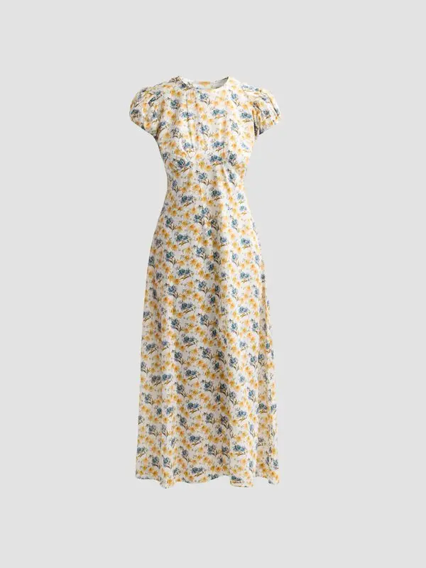 DÔEN Rhodia Printed Midi Dress