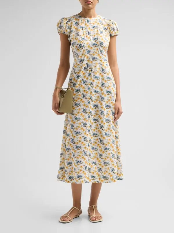DÔEN Rhodia Printed Midi Dress