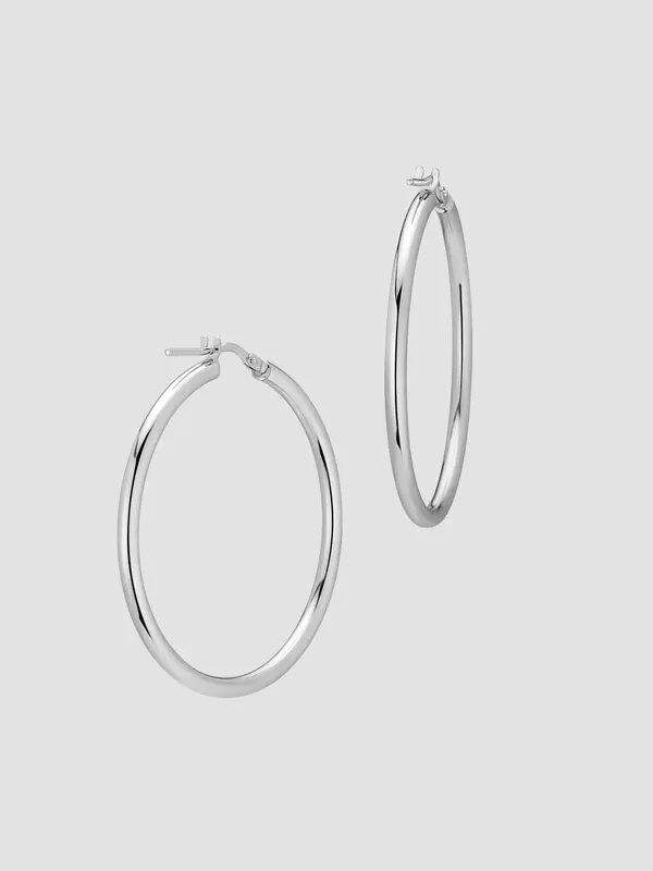 ORADINA Mini Everyday Hoops In Sterling - Silver