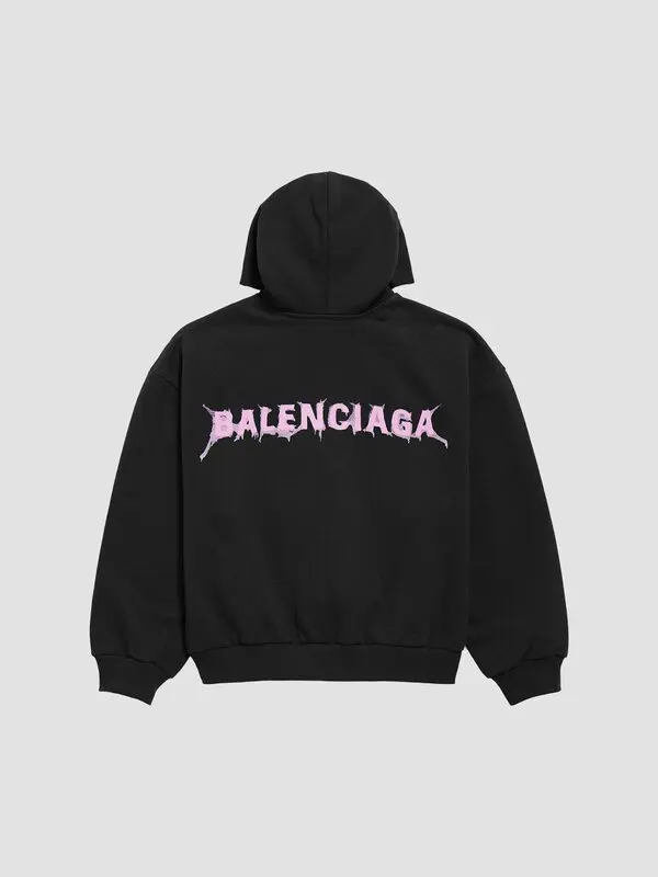 Balenciaga Diy Back Zip-up Regular Fit Hoodie