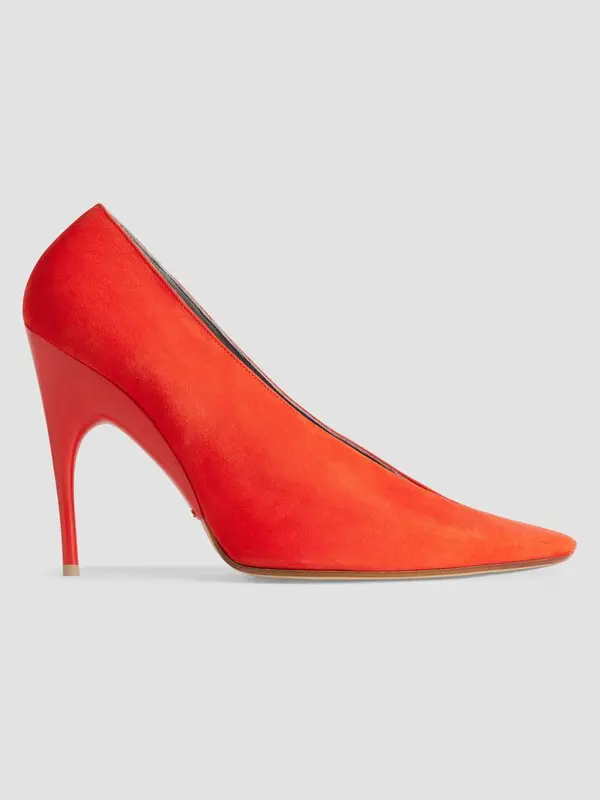Balenciaga Duchesse Pumps - Orange
