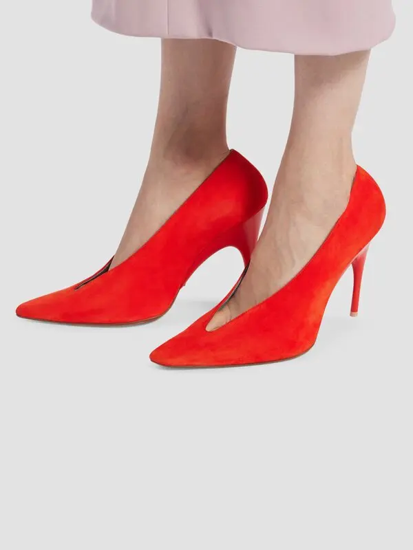 Balenciaga Duchesse Pumps - Orange