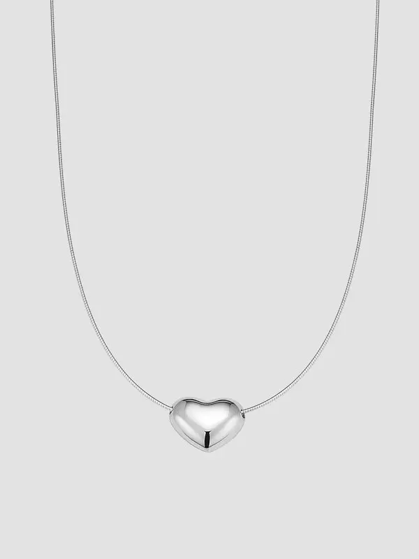 ORADINA Lover Pendant Necklace In Sterling - Silver