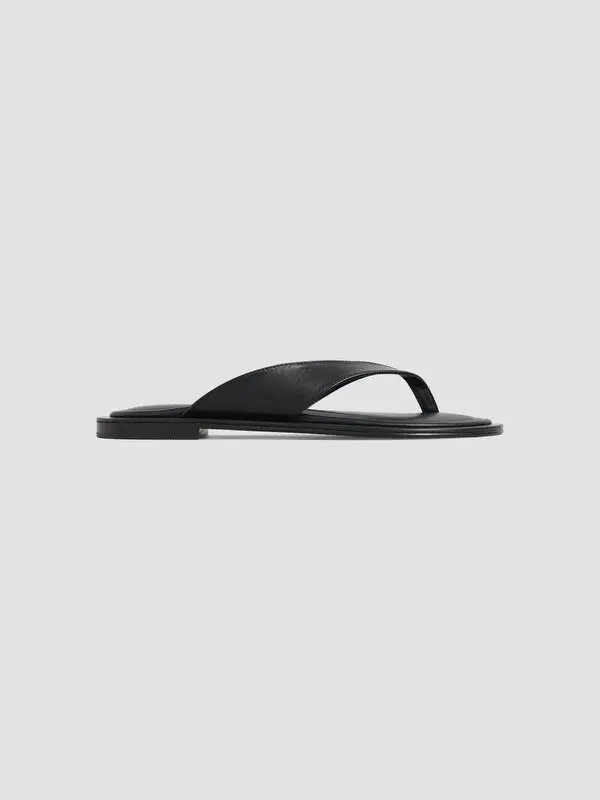 A.emery Viola Leather Sandals - Black