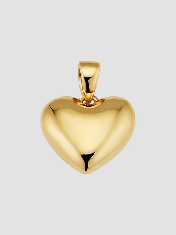 ORADINA 14k Yellow Lovely Pendant Charm - Gold