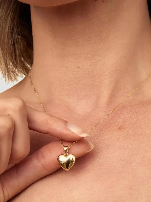 ORADINA 14k Yellow Lovely Pendant Charm
