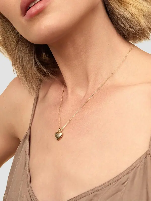ORADINA 14k Yellow Lovely Pendant Charm