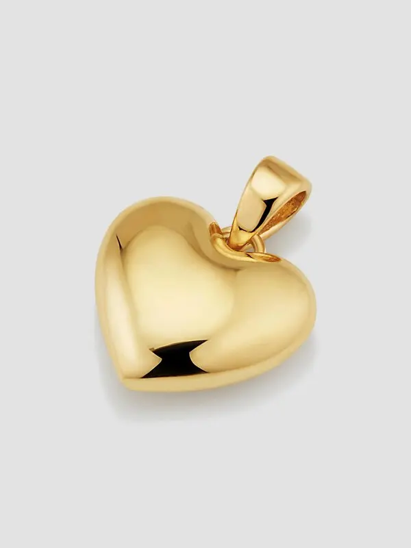 ORADINA 14k Yellow Lovely Pendant Charm