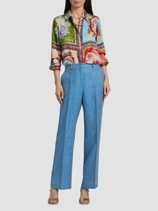 Elie Tahari The Edna Pintuck Pants