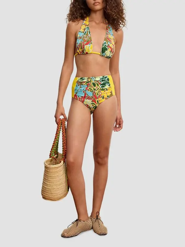 ALEMAIS Solstice Floral High-rise Bikini Bottom