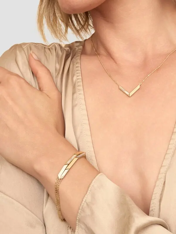 ORADINA 14k Yellow Aurora Bracelet