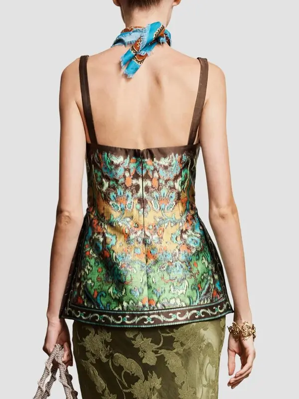 ALEMAIS Charlotte Printed Top - Multi