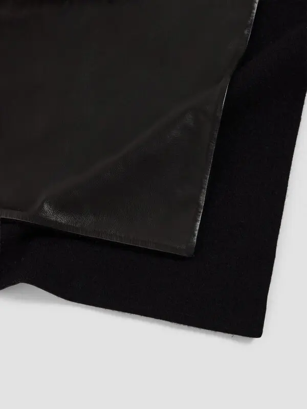 TOTEME Leather Cashmere Scarf