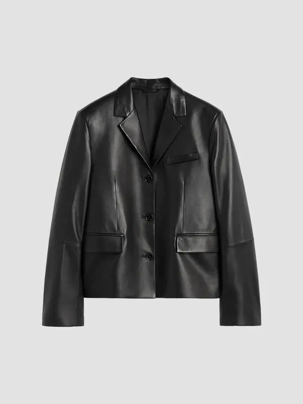 TOTEME Short Leather Blazer