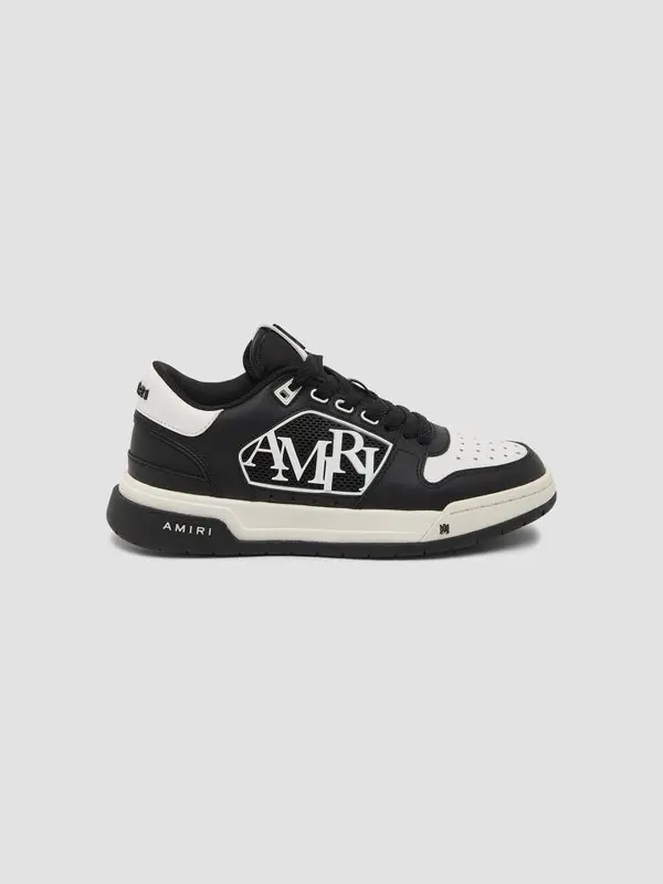 Amiri Leather Logo Platform Sneakers