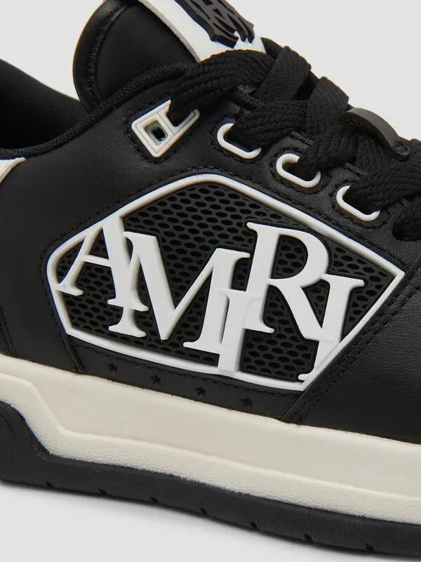 Amiri Leather Logo Platform Sneakers