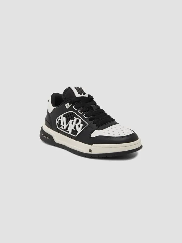 Amiri Leather Logo Platform Sneakers