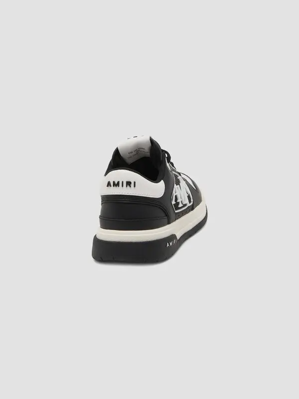 Amiri Leather Logo Platform Sneakers