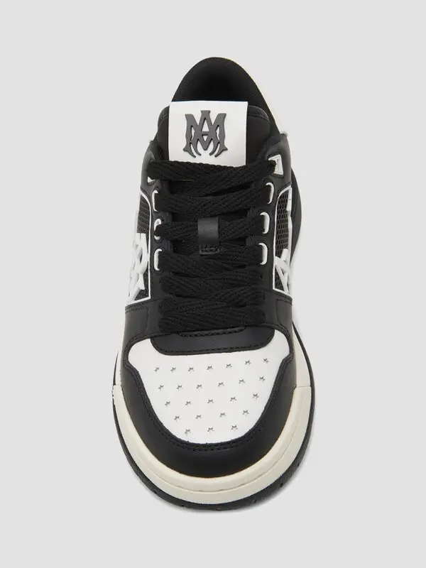 Amiri Leather Logo Platform Sneakers