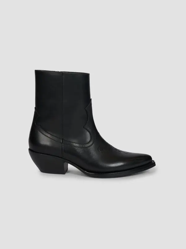Amiri 40mm Western-style Leather Ankle Boots