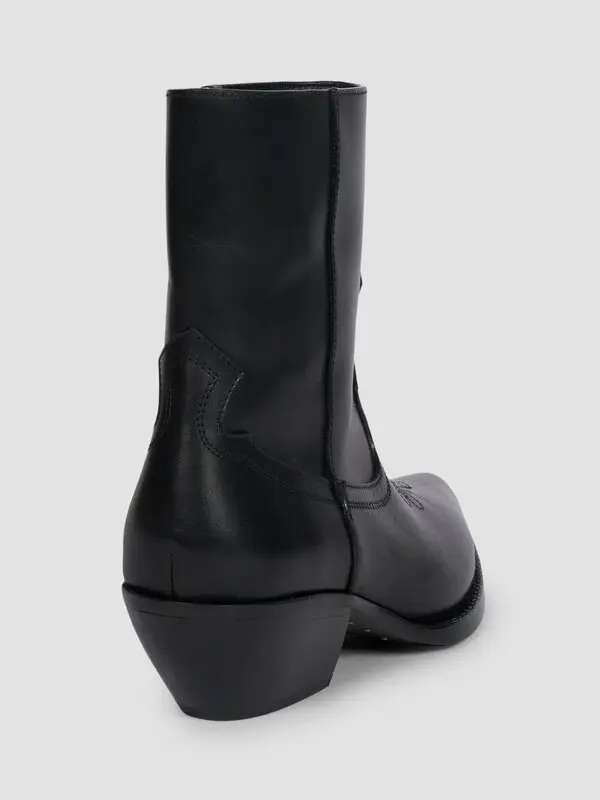 Amiri 40mm Western-style Leather Ankle Boots