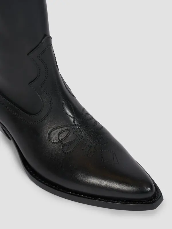 Amiri 40mm Western-style Leather Ankle Boots