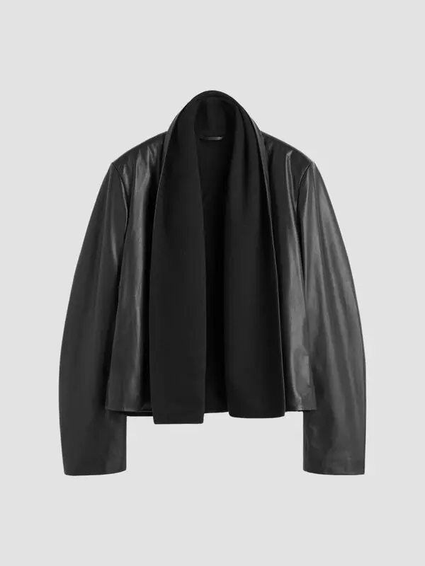TOTEME Scarf Leather Jacket