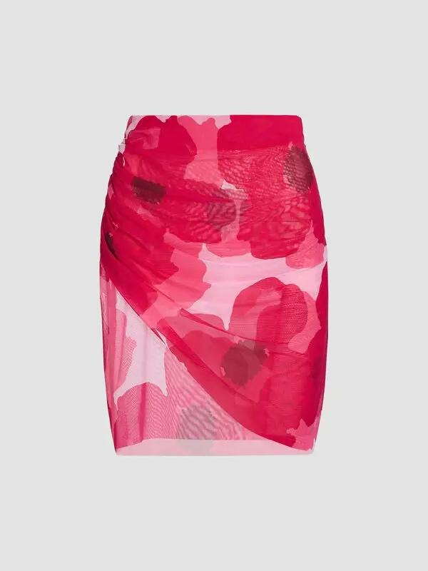 Chiara Boni La Petite Robe Acero Illusion Print Sarong