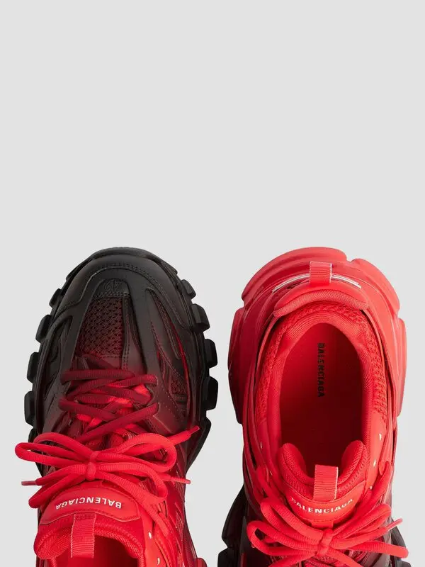 Balenciaga Track Gradient Sneakers - Red Black