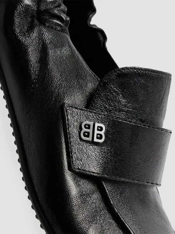 Balenciaga Palermo Bb Loafers - Black