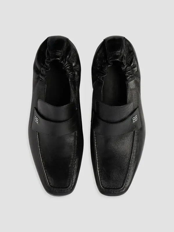 Balenciaga Palermo Bb Loafers - Black