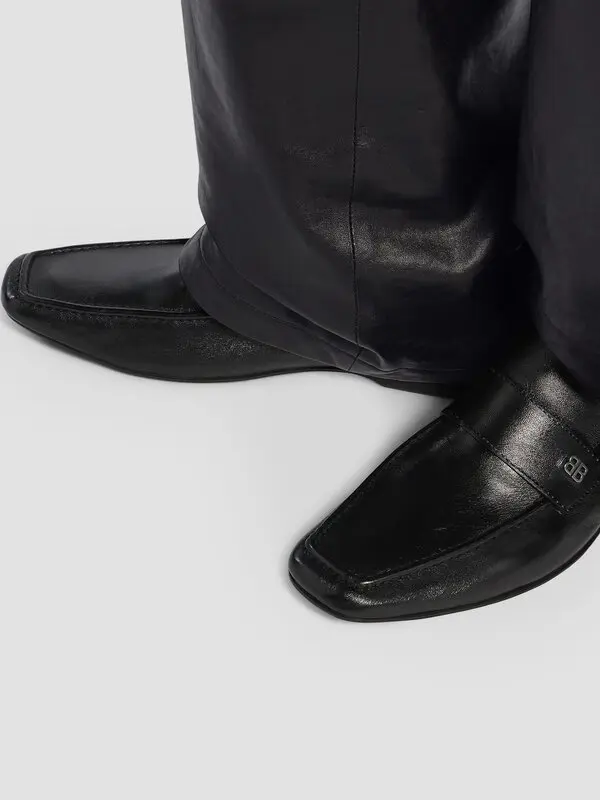 Balenciaga Palermo Bb Loafers - Black