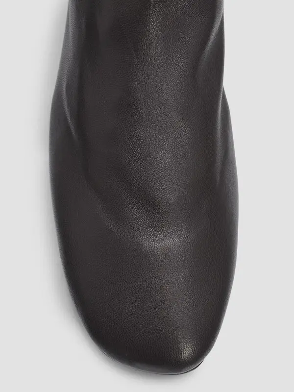 TOTEME Contour Leather Ankle Boots