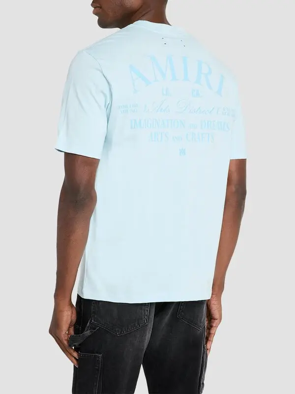 Amiri Arts Logo Graphic Cotton T-shirt