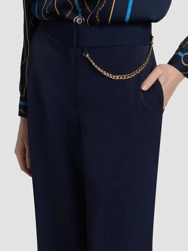 Elie Tahari The Sarah Pleated-front Straight-leg Pants